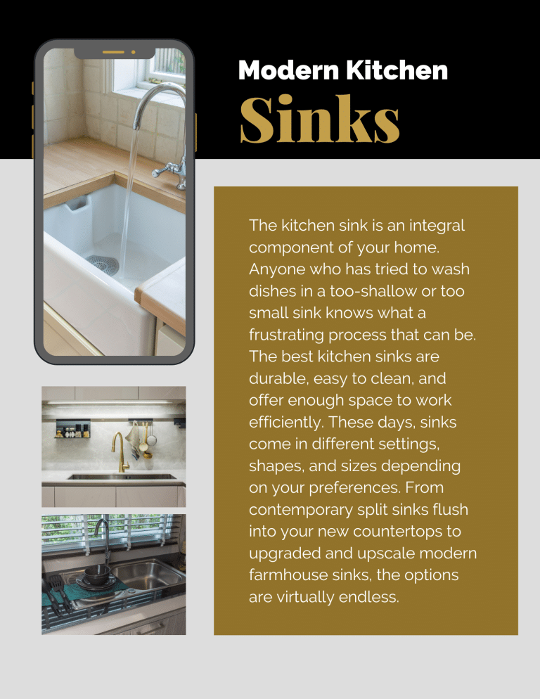 Modern Kitchen Sinks | Brilliant Improvements